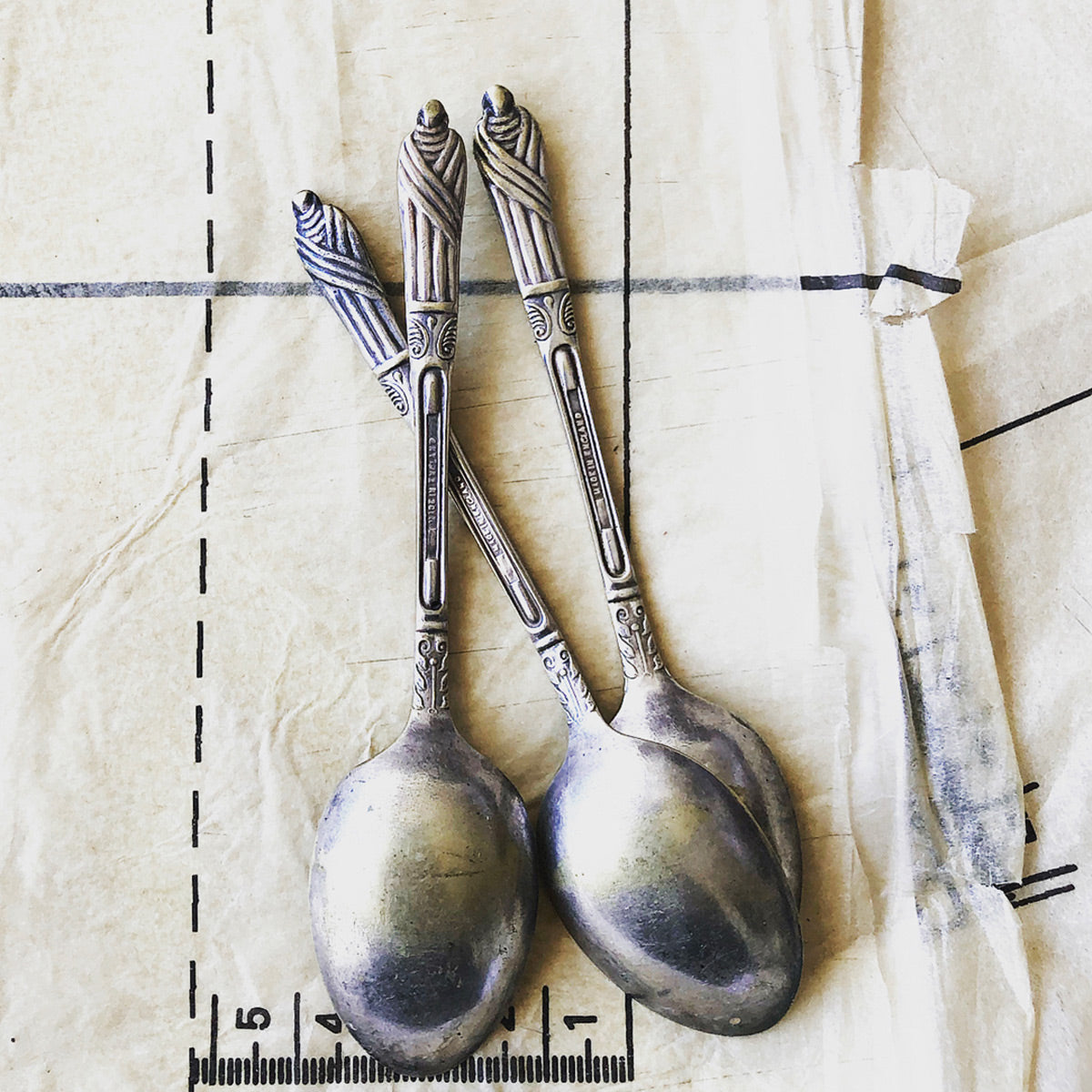 Three Apostle or Monk Spoons Tea Spoons – Ten Green Balloons Marketplace